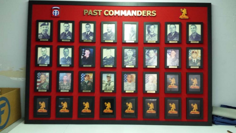 Military Display King Signs